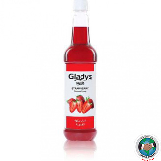 GLADYS SYRUP STRAWBERRY 750ML - World Sweets Central Marketing