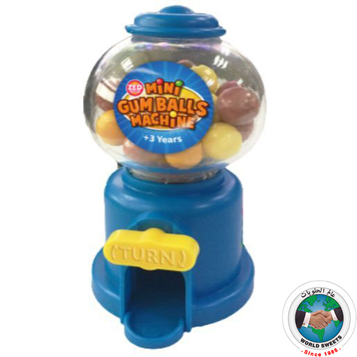 MINI GUM BALL MACHINE 35 GM - World Sweets Central Marketing