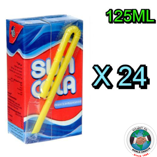 SUN TOP COLA 125 ML 24 PCS - World Sweets Central Marketing