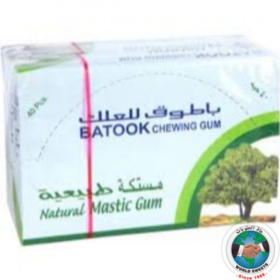 BATOOK CHEWING GUM MASTIC 40 PCS - World Sweets Central Marketing